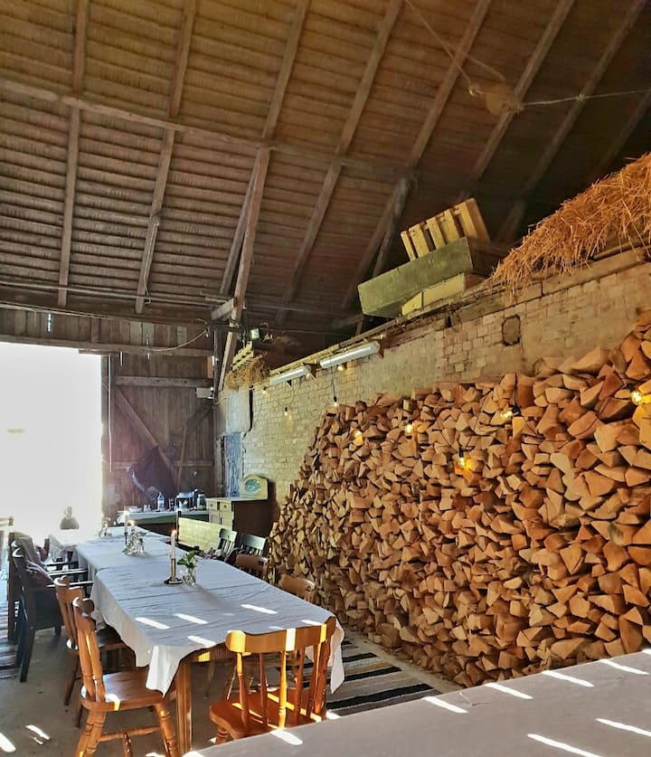 Hus På Landet Med Stor Tomt Och Ladugård - Eslöv