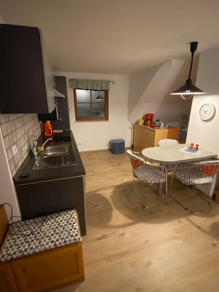 Gemütliche Dachgeschosswohnung, Garten, Ausblick - Zschopau