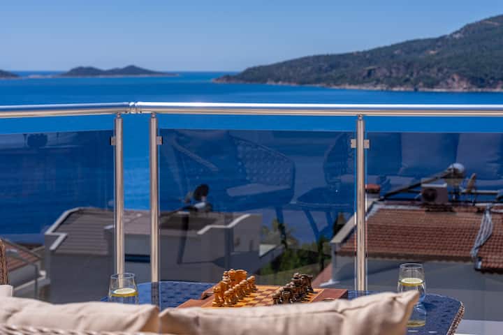 Villa Gold, Sea View And 50 Meters From The Beach - Kalkan