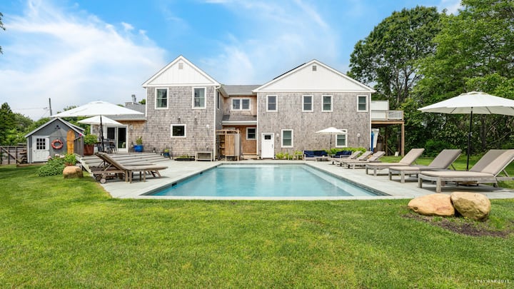 Main Hse: Hilltophaveninmtk: Prvt Hse Pool + Yard - Montauk, NY