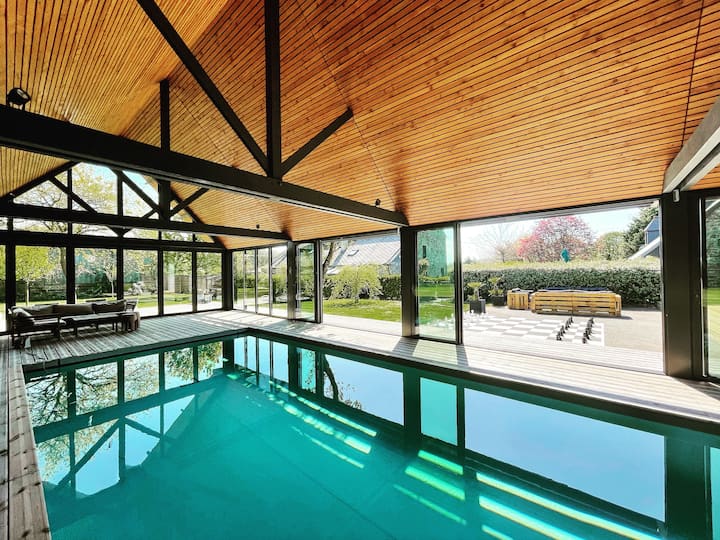 Maison Bretonne, Piscine Couverte & Sauna - Yffiniac