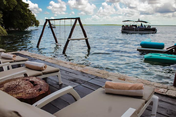 Cabaña Y Experiencia A Orilla De La Laguna - Bacalar