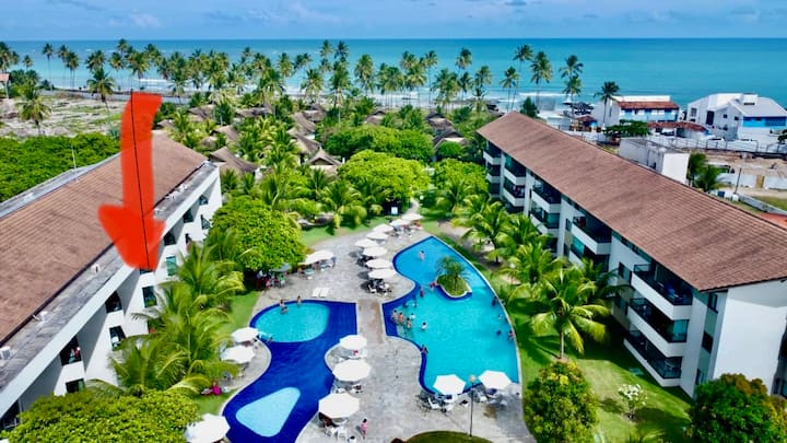 Flat Resort à Beira Mar Carneiros Beach - Praia dos Carneiros