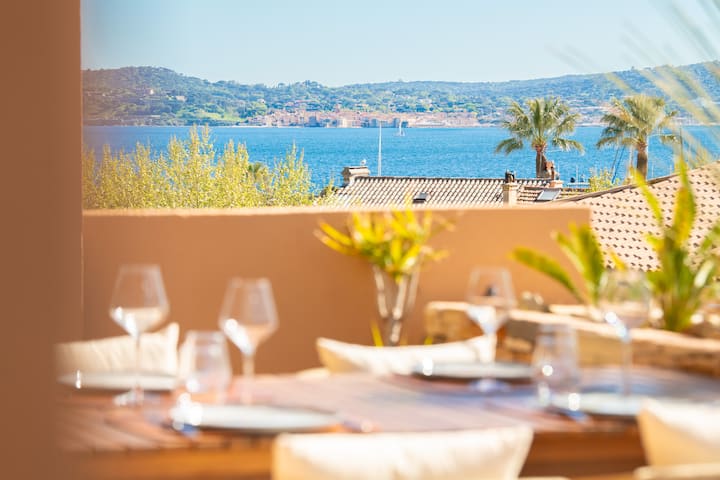 Vacances Vue Mer Grande Terrasse, 80 M De La Plage - Saint-Tropez