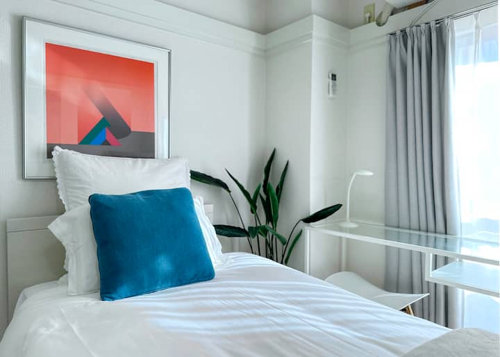 2br 35m2 Bright Parkside Apt - Jr 8 Min. Shinjuku! - Tokió
