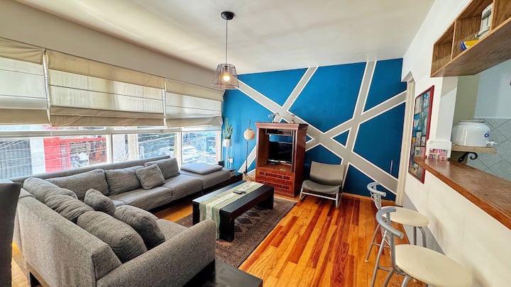 Bright Apartment In The Heart Of Trendy Condesa - Mexico City