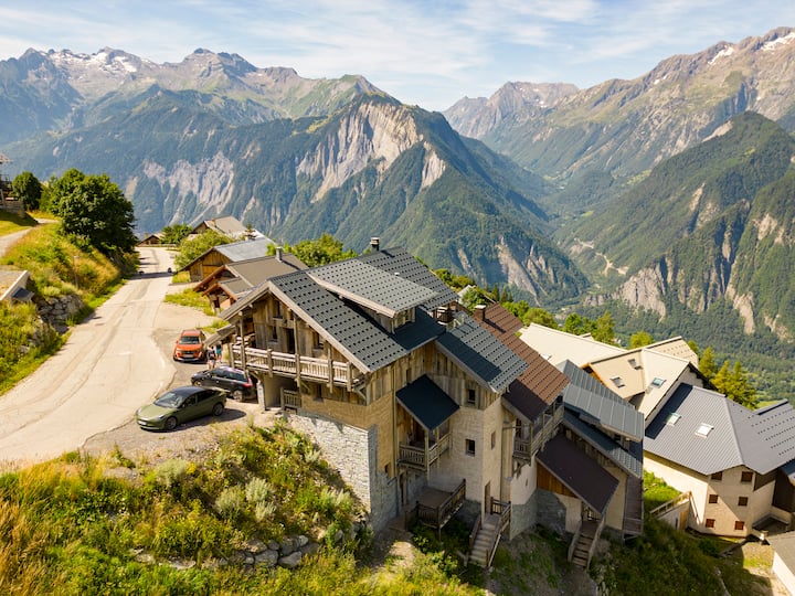Le Perchoir Chalet Luxe Skis Aux Pieds Avec Spa - Villard-Reculas