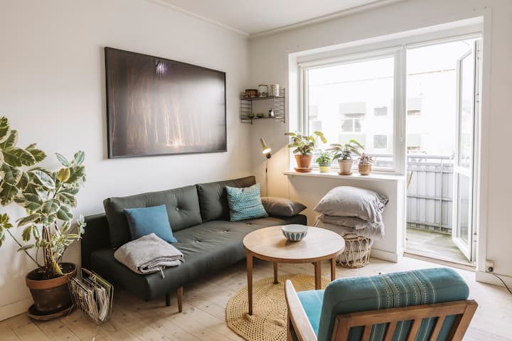 Hyggelig Lejlighed Med God Altan - Copenhaguen