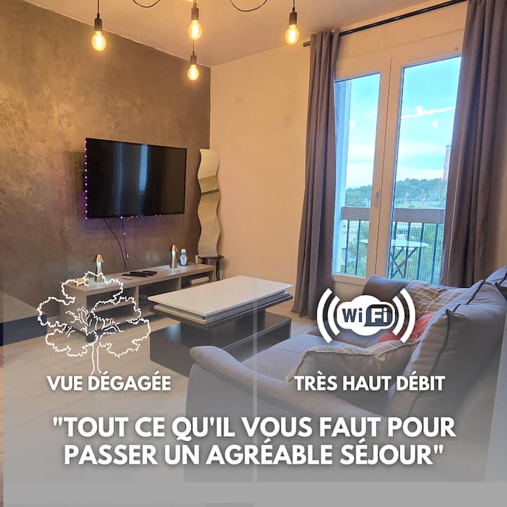 Appartement Cosy Avec Vue Dégagée - Perpignan