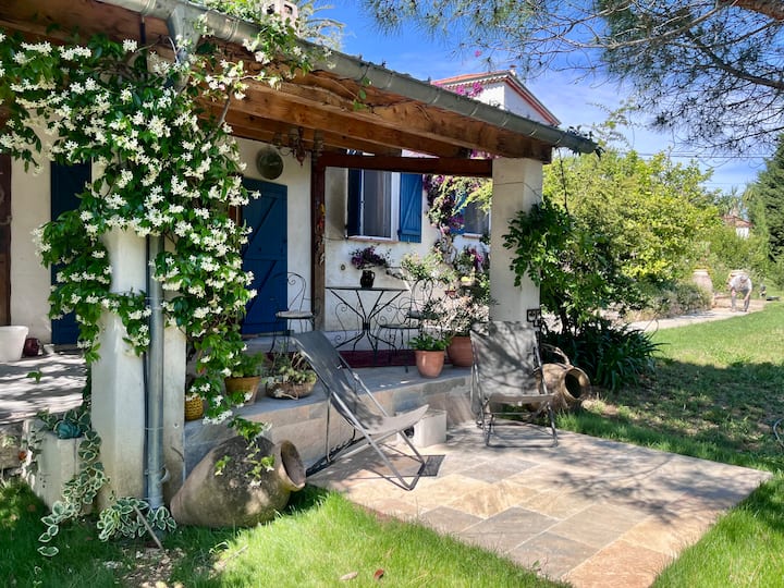 Superbe Maisonnette Provençale, 4km De La Mer - Vallauris