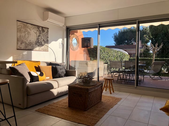 Großes Studio Mit Pool, Garten. Strand Und Geschäfte 10 Minuten Zu Fuß - Bandol