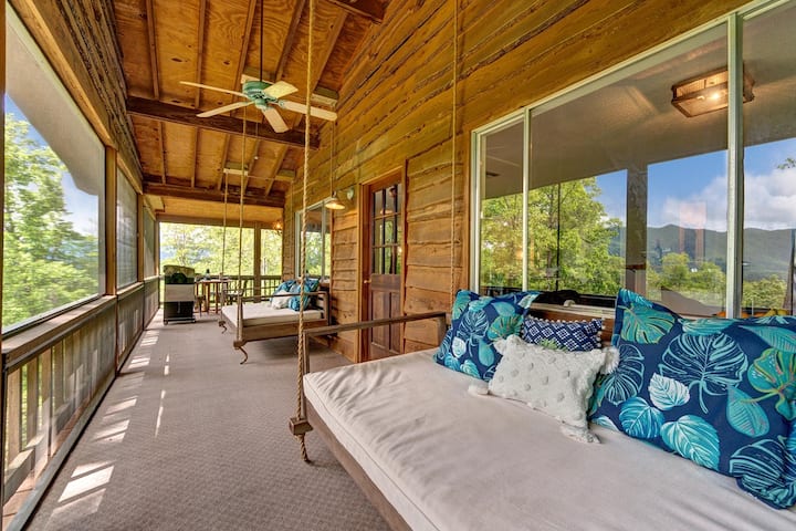 3br Cabin With Hot Tub And Mountain Views - North Carolina