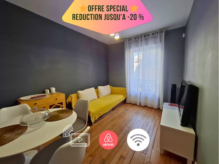 F2 Cosy à 6 Min De Rer De Paris Gare De Lyon - Maisons-Alfort