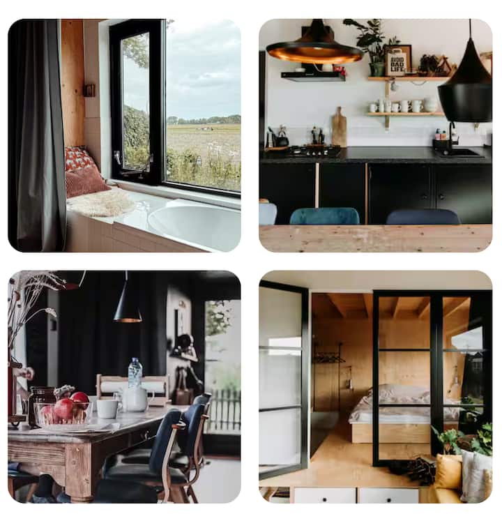 Huisje Met Bad En Uitzicht Over De Weilanden - Enkhuizen