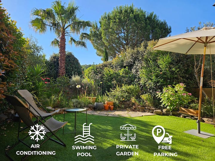 Havre De Paix Avec Jardin • Clim • La Croix-valmer - La Croix-Valmer