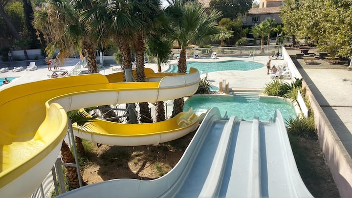 🌞L'autentique Bungalow🌞⛱agde 6per/3ch Plage 5km - Agde