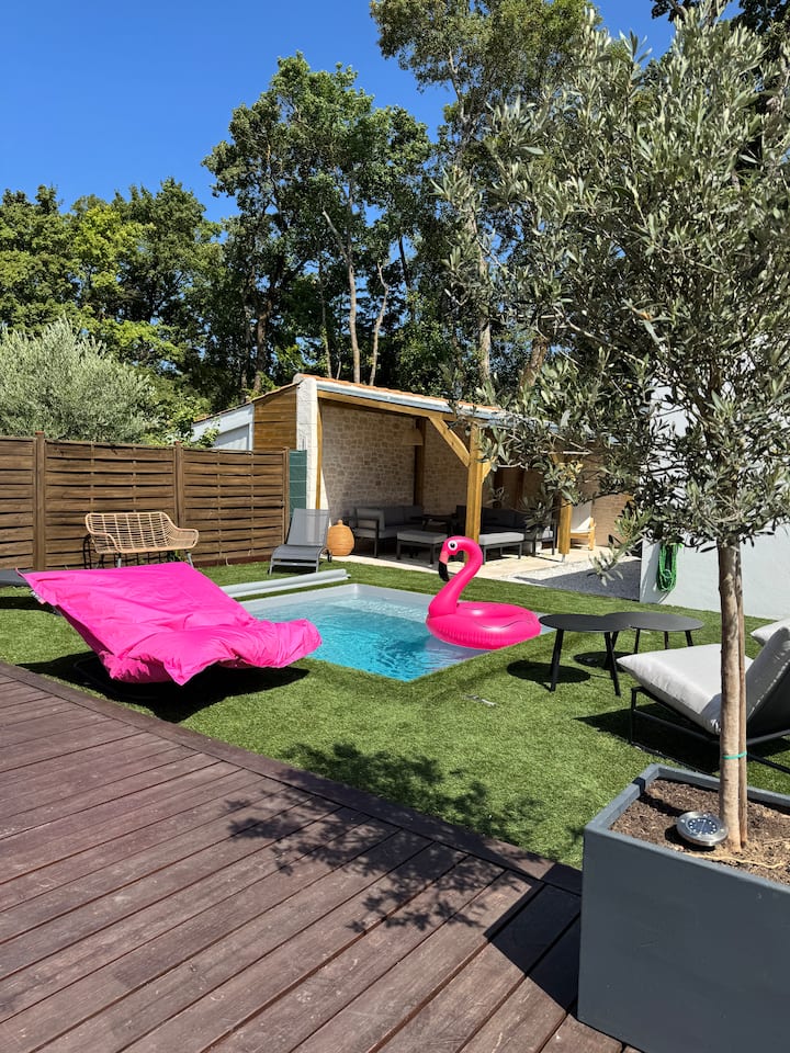 Maison Avec Piscine Proche Centre Ville 6 Pers - La Rochelle