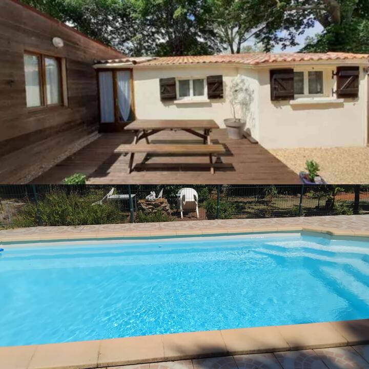 Octon Salagou Maison 4 Pers. Jardin+ Piscine - Lac du Salagou