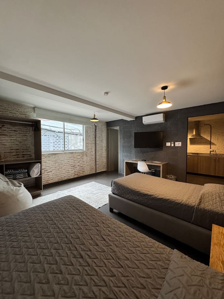 Loft Equipado - San Pedro Cholula