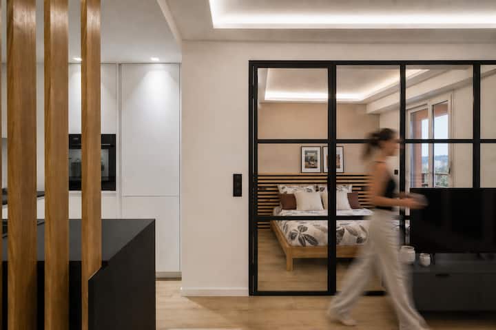 Appartement Contemporain, Balcon Avec Aperçu Mer - Plage de Pampelonne
