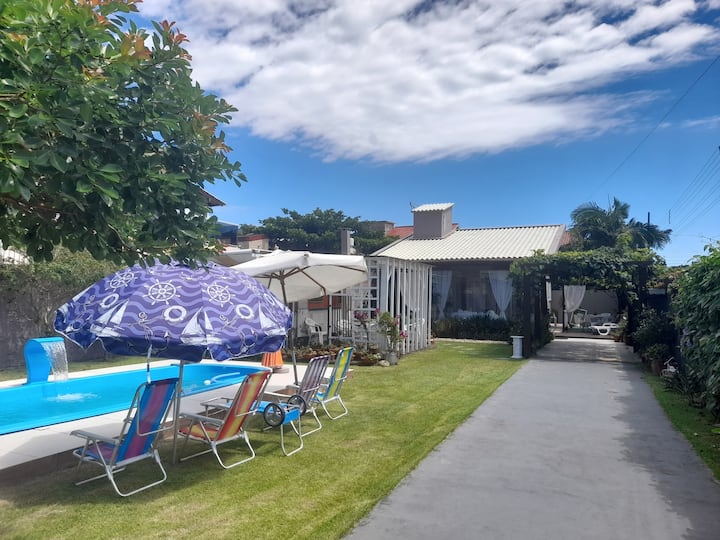Casa Temporada Praia Do Sonho Com Piscina - Florianópolis