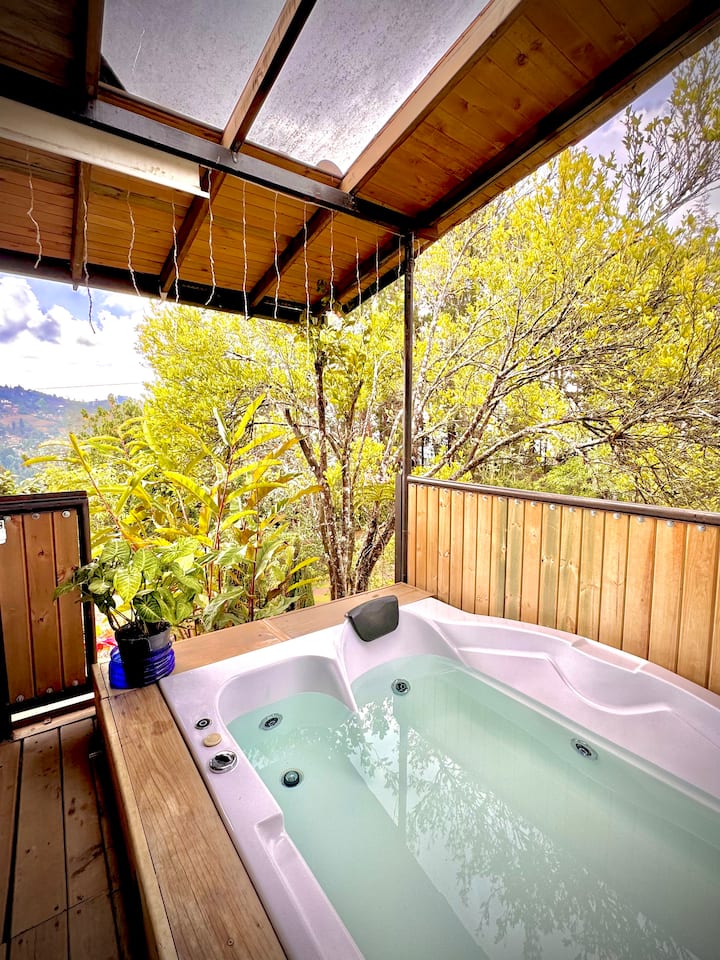 Jacuzzi Bajo Las Estrellas En Cabaña Privada - Copacabana