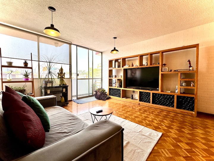 Great Apartment In Roma Sur, 1 Bedroom / 1 Office - Mexico City