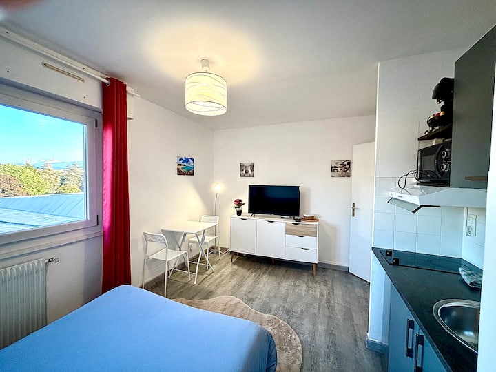 Studio, Parkings Gratuits, Proche Centre Ville - Annemasse