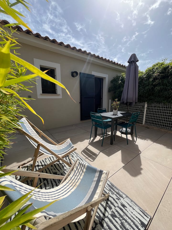 ☀Studio Tout Confort  & ÉQuipé(clim)+parking Prive - Carqueiranne