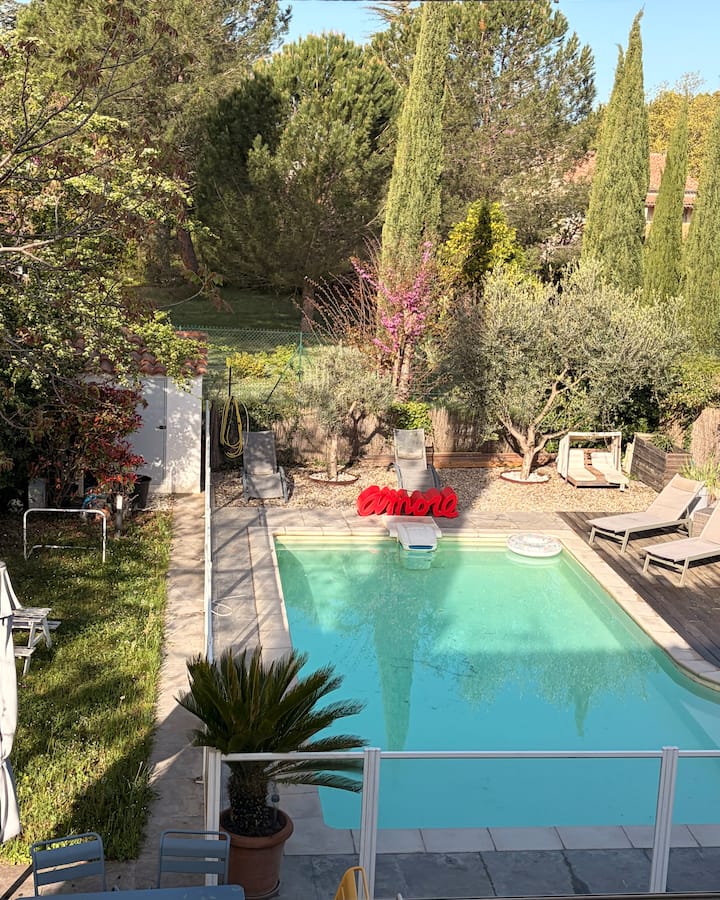Villa Avec Piscine -  Puyricard - Aix-en-Provence