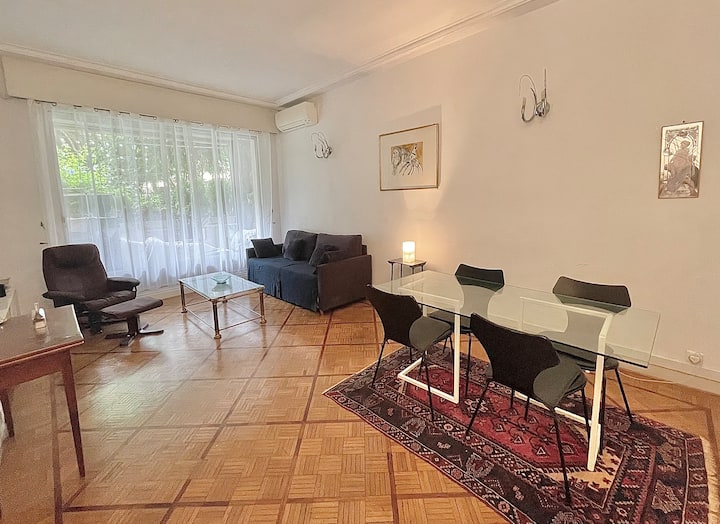 Spacieux T2 (70m2) - Idéalement Situé - Plage de la Réserve - Nice