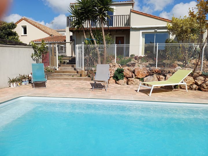 Grande Villa Neuve Avec Piscine Près Mer Et  Sète - Balaruc-les-Bains