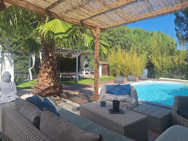Pavillon 60m2 Piscine Privé,jaccuzi Sans Visàvis🌴🍹 - Fréjus