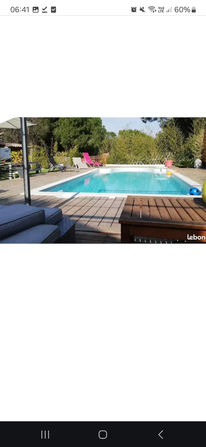 Pavillon 60m2 Piscine Privé,jaccuzi Sans Visàvis🌴🍹 - Roquebrune-sur-Argens