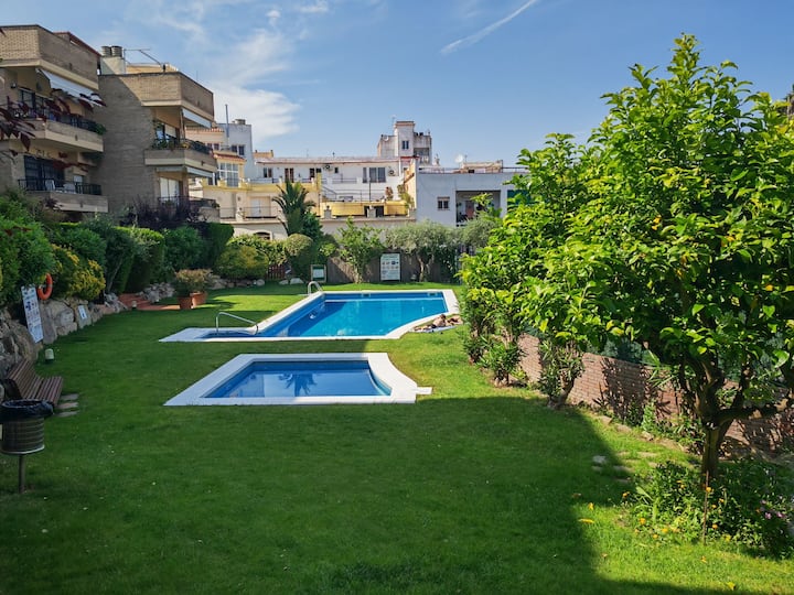 Familles Uniquement F4 Piscine à 50m De La Plage - Blanes