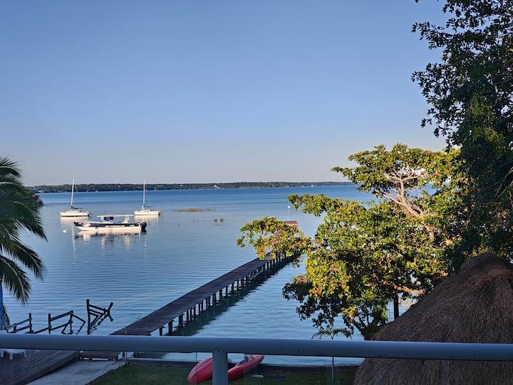 Blue Coral Apartments With A Lagoon View - Bacalar