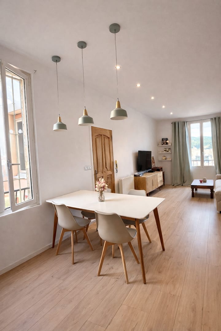 Superhôte • Grand 3p Calme & Lumineux • Cimiez - Nice