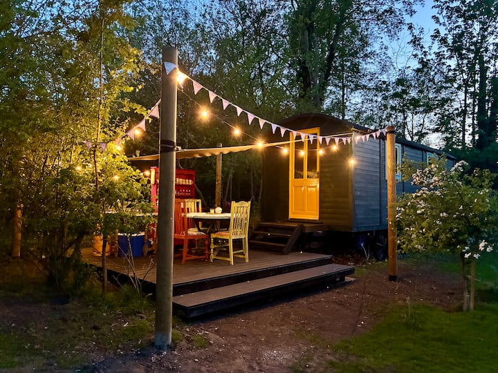 Secluded Glamping In Suffolk, Shepherd Hut Holly - Suffolk