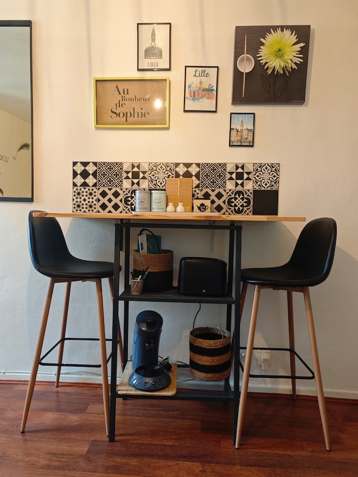 Studio Cosy Au Cœur De Lille Avec Parking - Marcq-en-Barœul