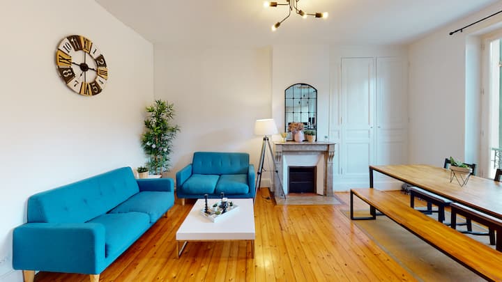 Grand Appartement Lumineux 3 Chambres - Fontainebleau