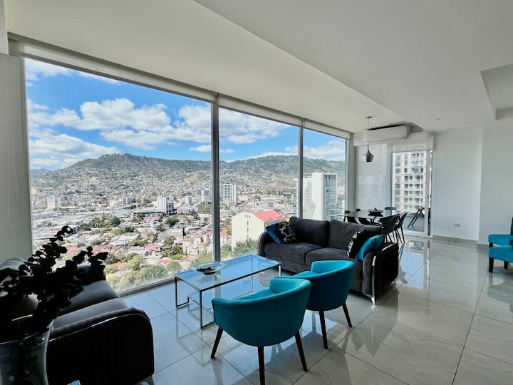 Vista Increíble+piscina/apto En Zona Exclusiva - Tegucigalpa