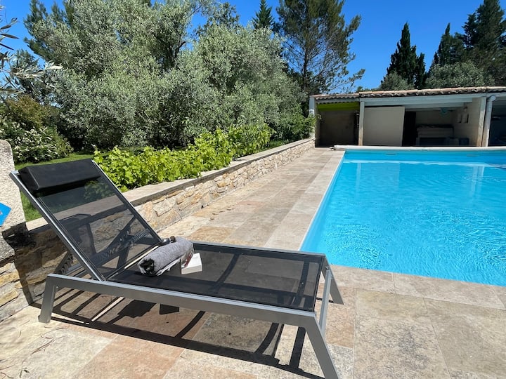 Maison 4 Chambres Avec Piscine à 10 Min D’ Uzes, - Aubussargues