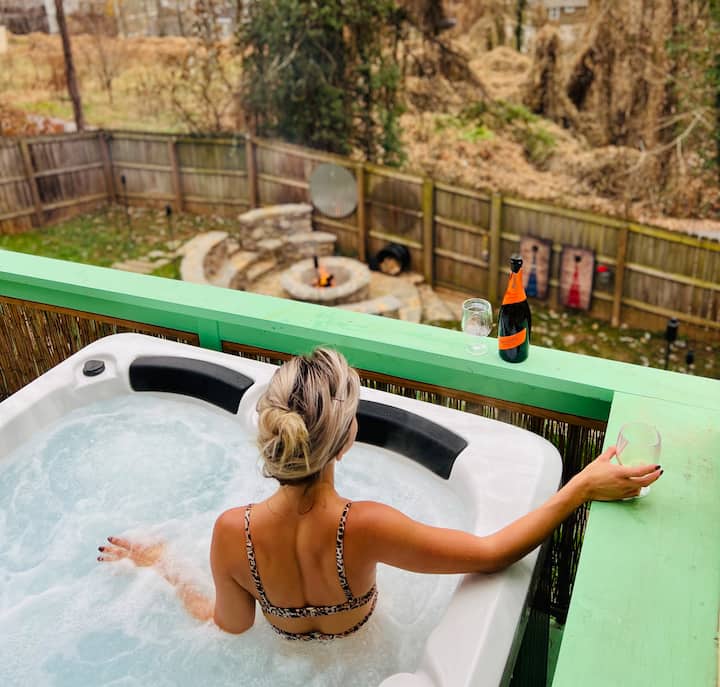 Boho Urban Farm Oasis~hot Tub~fire Pit~walk Dt - Asheville, NC
