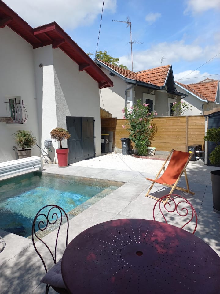 Jolie Maison Avec Piscine Proche Bassin D’arcachon - Andernos-les-Bains