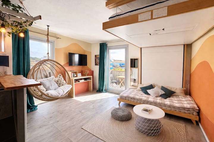 Studio Chaleureux Avec Balcon Vu Sur La Mer - Lacanau Océan