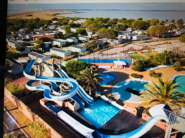 Mobilhome Ttes Options (4/6pers) , Camping 4 * - Canet-en-Roussillon