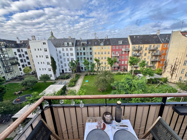 Balcony Apartment Central Copenhagen, Marmorkirken - Copenhagen