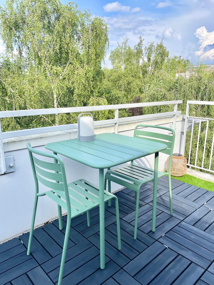 Grand Loft Au Calme Sans Vis-à-vis, Parking Privé - Antony