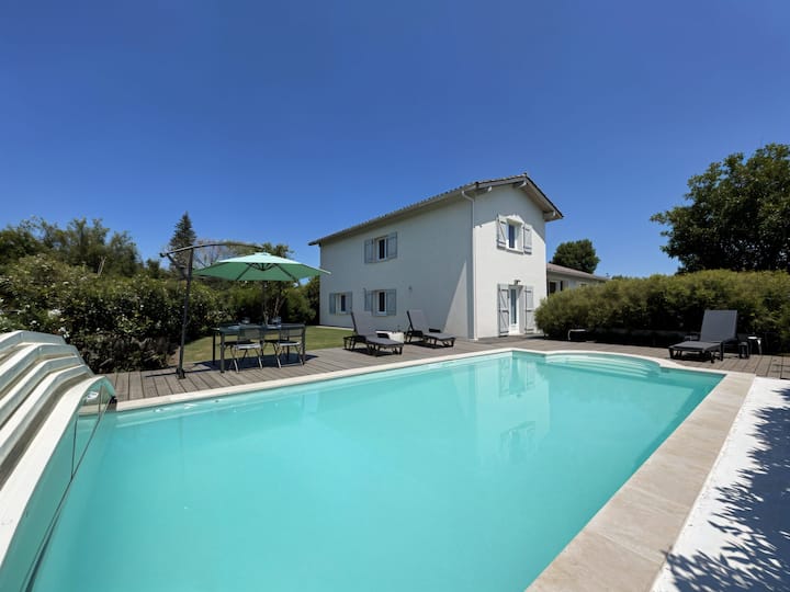 Home&piscine8/4 10min Biarritz/stjean/25mespagne - San Juan de Luz