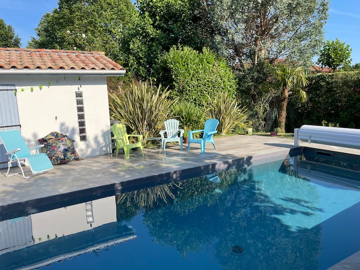 Maison 10 Personnes Piscine, Tennis De Table - Seignosse